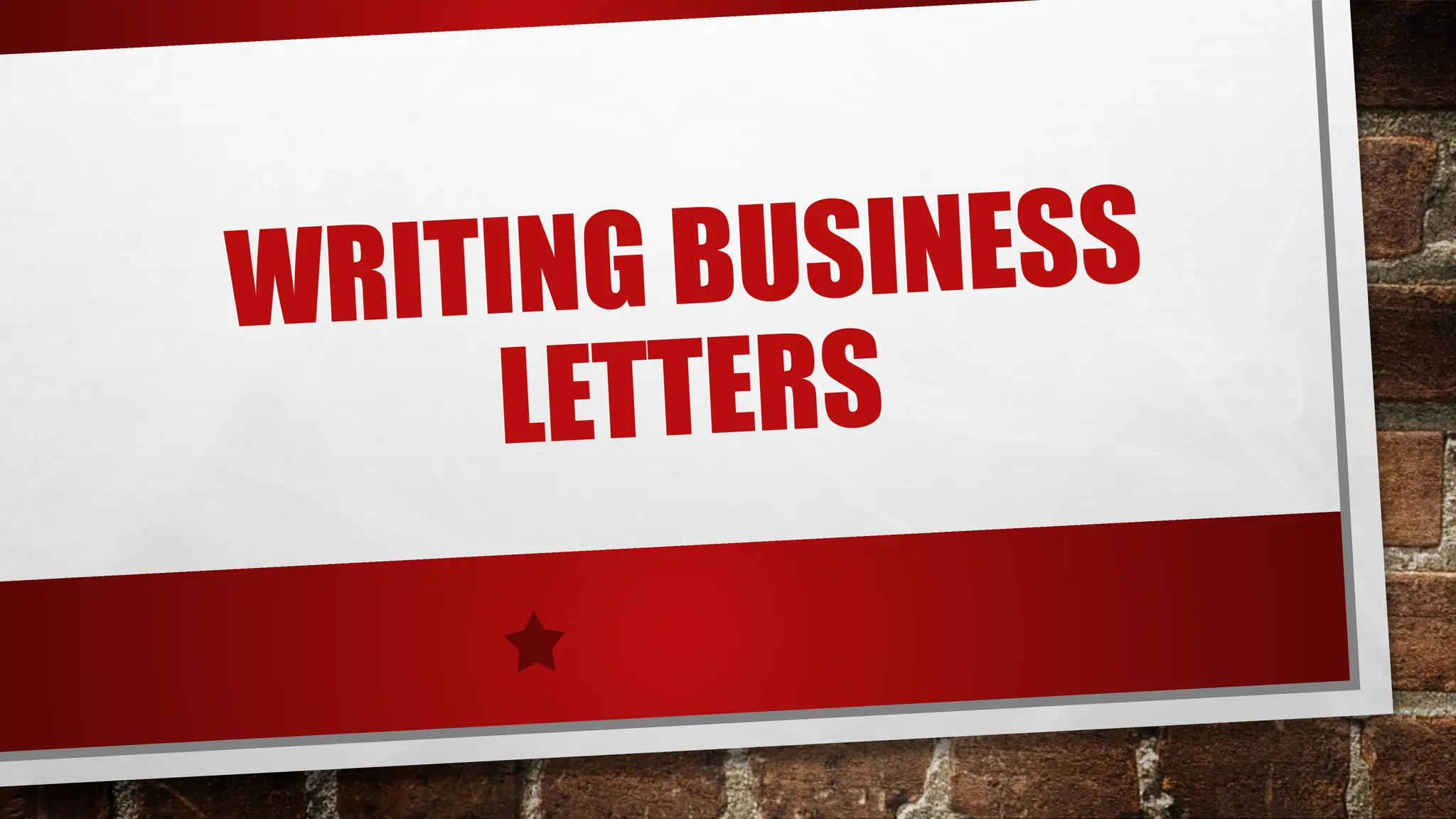 WRITING BUSINESS LETTERS.pptxLHHUGFFBJGU | PPTX