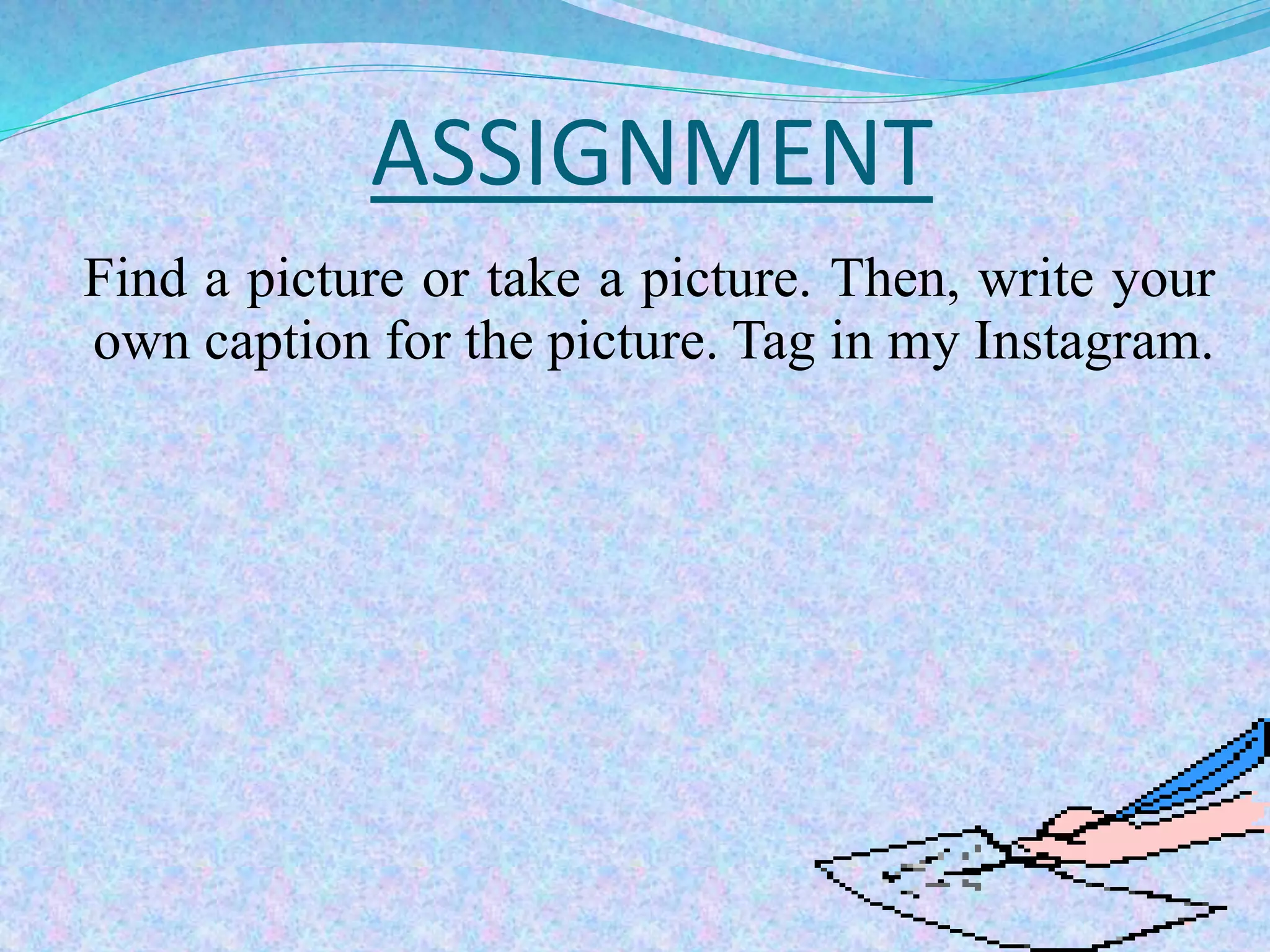 writing captions.ppt