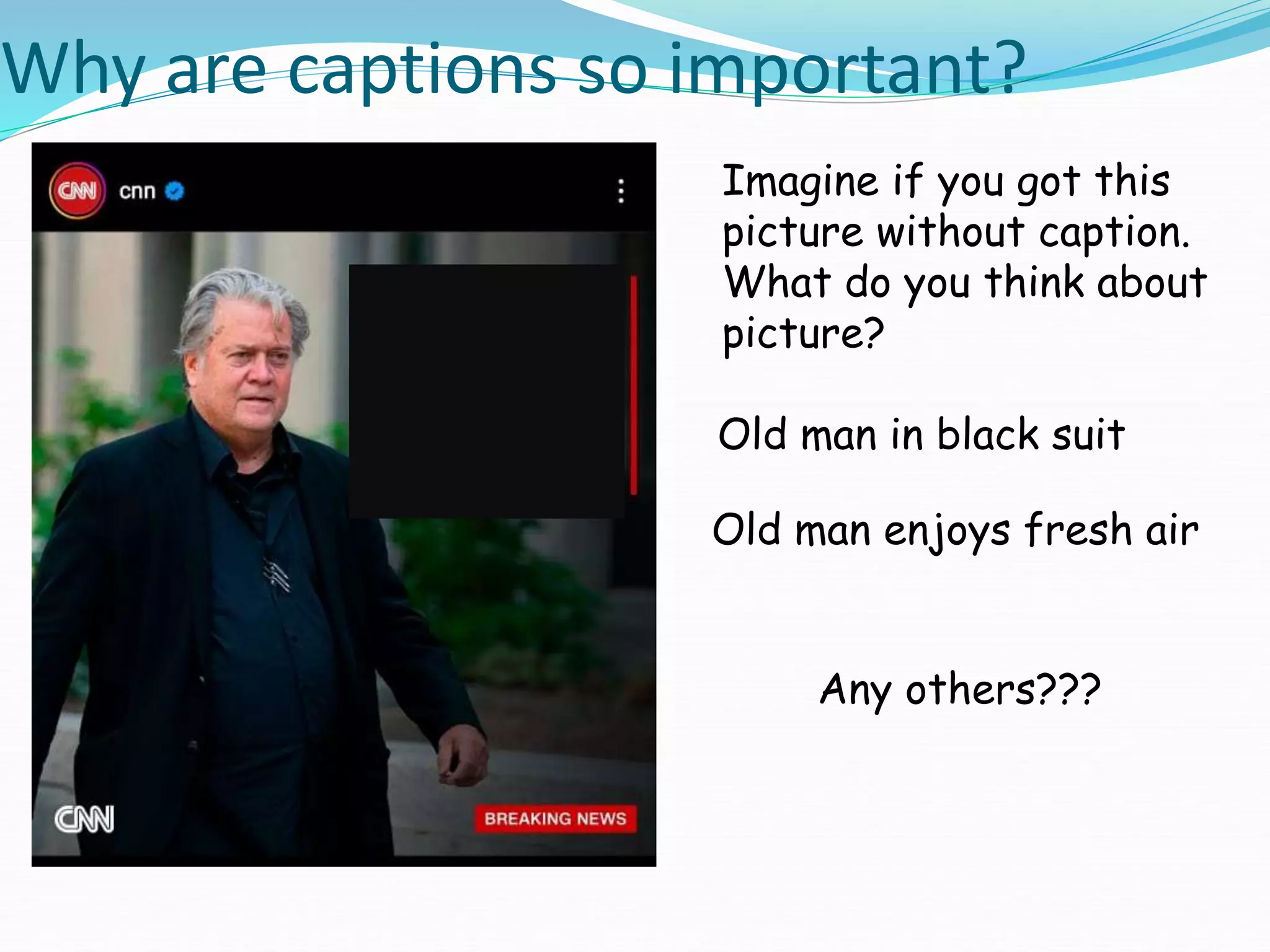 writing captions.ppt