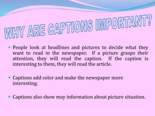 writing captions.ppt