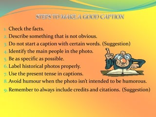 writing captions.ppt