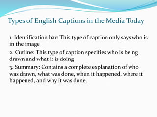 writing captions.ppt