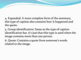 writing captions.ppt