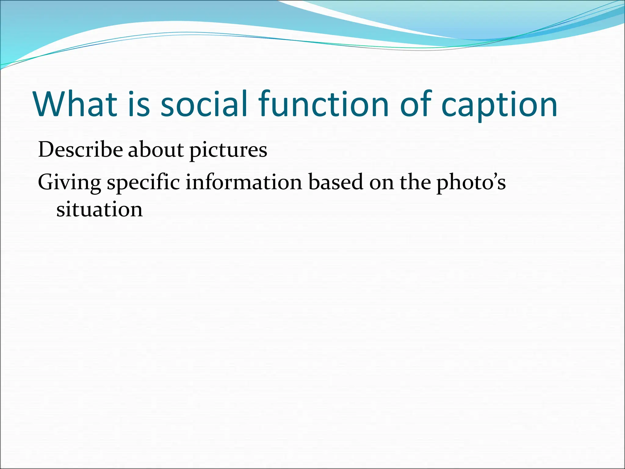 writing captions.ppt