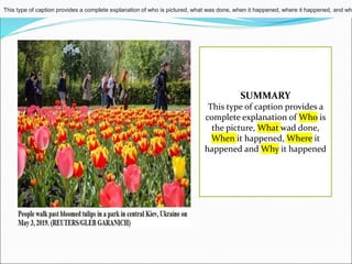 writing captions.ppt