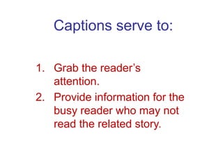 writing captions ppt and lesson class twelve | PPT