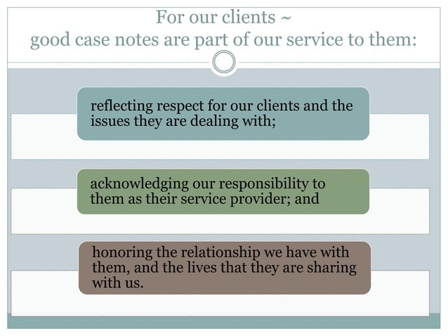Writing case notes | PPTX