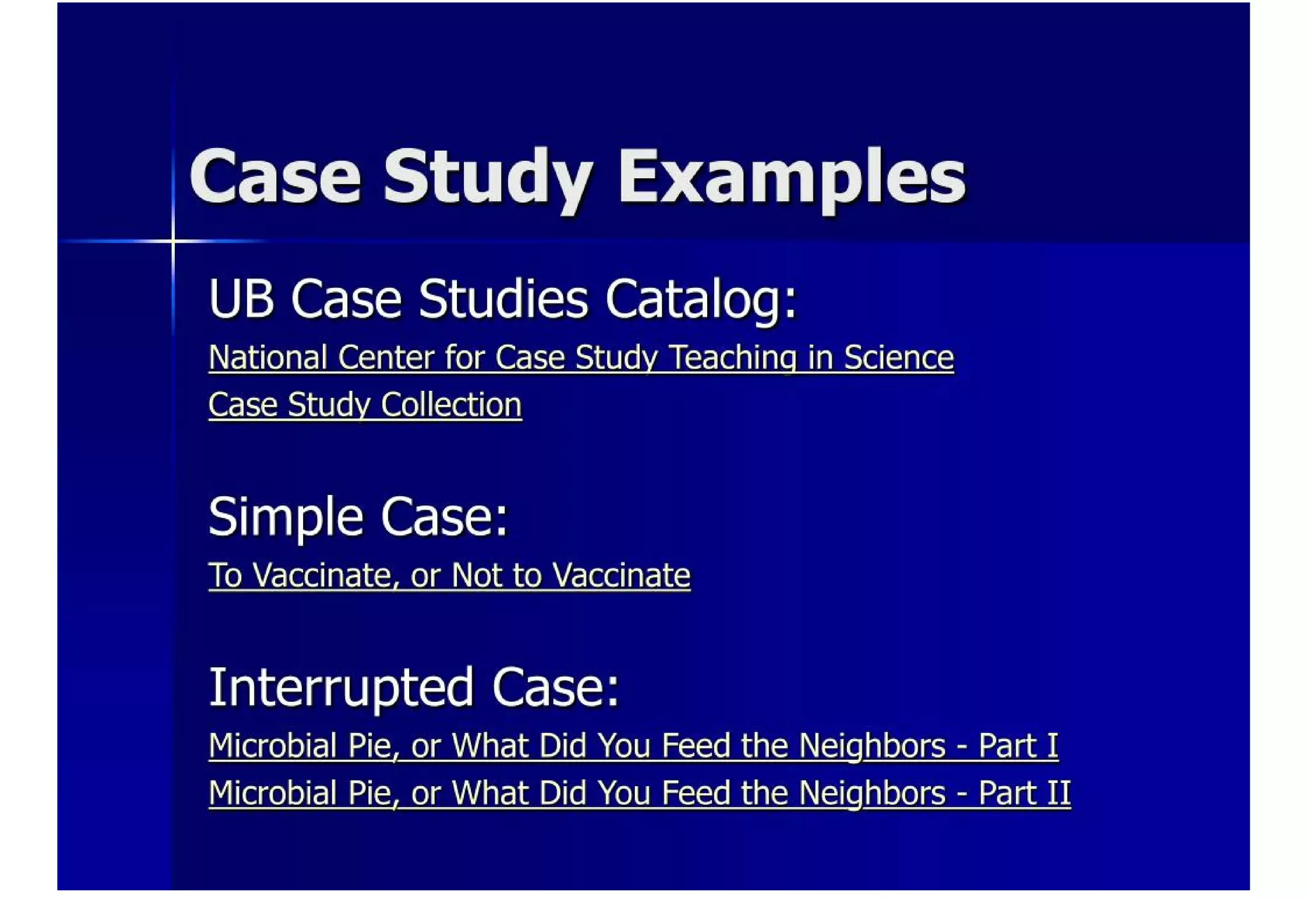 Writing Case Studies | PPT