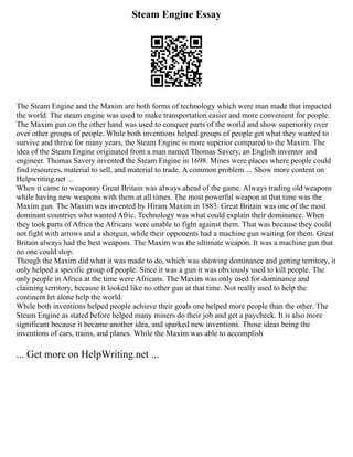 Writing Cause And Effect Essay Examples - Cause A | PDF