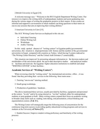 Writing centers an overview | PDF