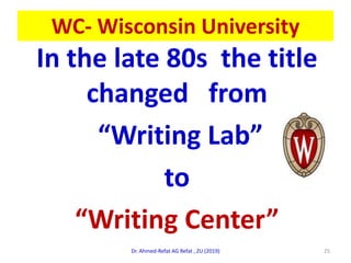 Writing centers structure and function | PDF
