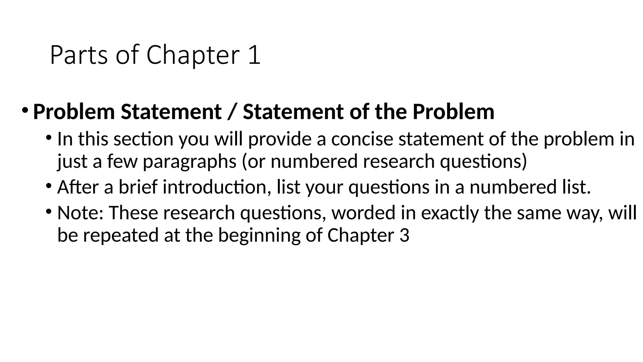 Guides and tips on How to Write Chapter one-introduction | PPTX