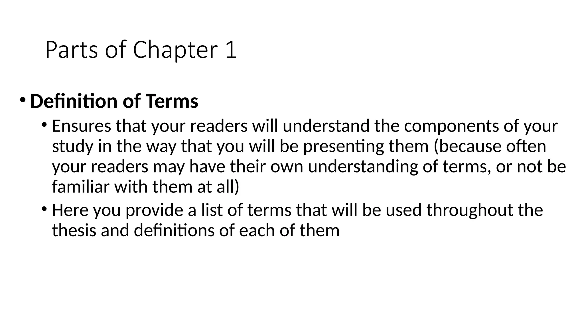 Guides and tips on How to Write Chapter one-introduction | PPTX | Education