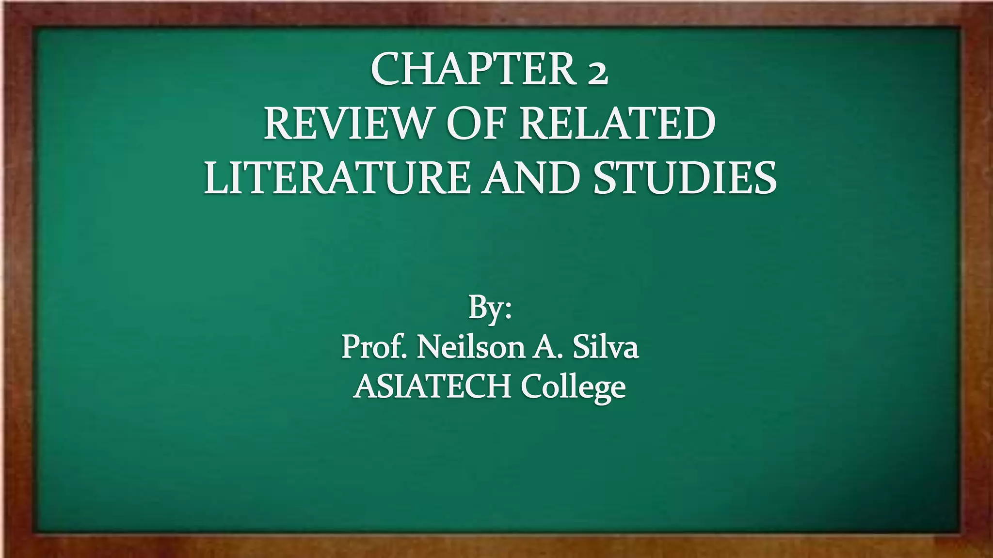 Writing chapter 2 | PPTX