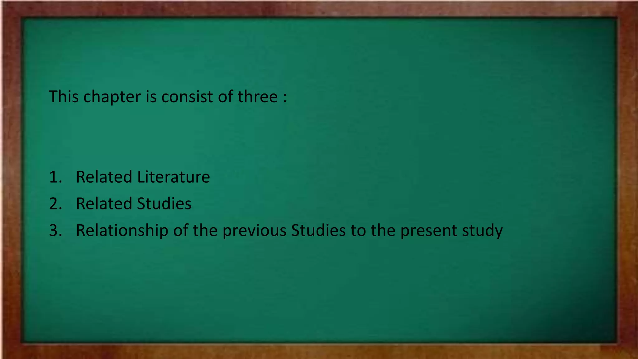 Writing chapter 2 | PPTX