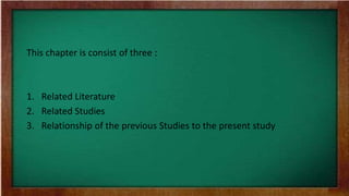 Writing chapter 2 | PPTX