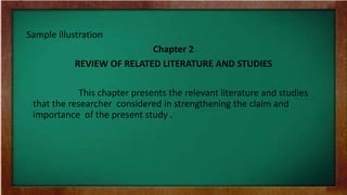 Writing chapter 2 | PPTX