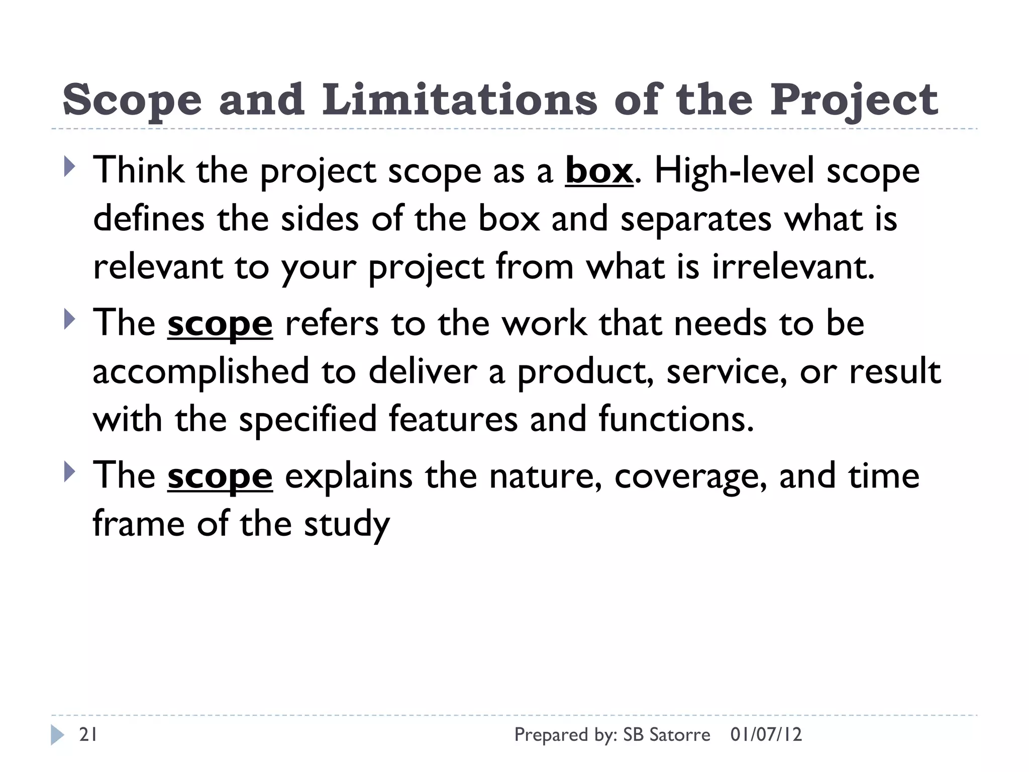 Writing Chapters 1, 2, 3 of the Capstone Project Proposal Manuscript | PPT