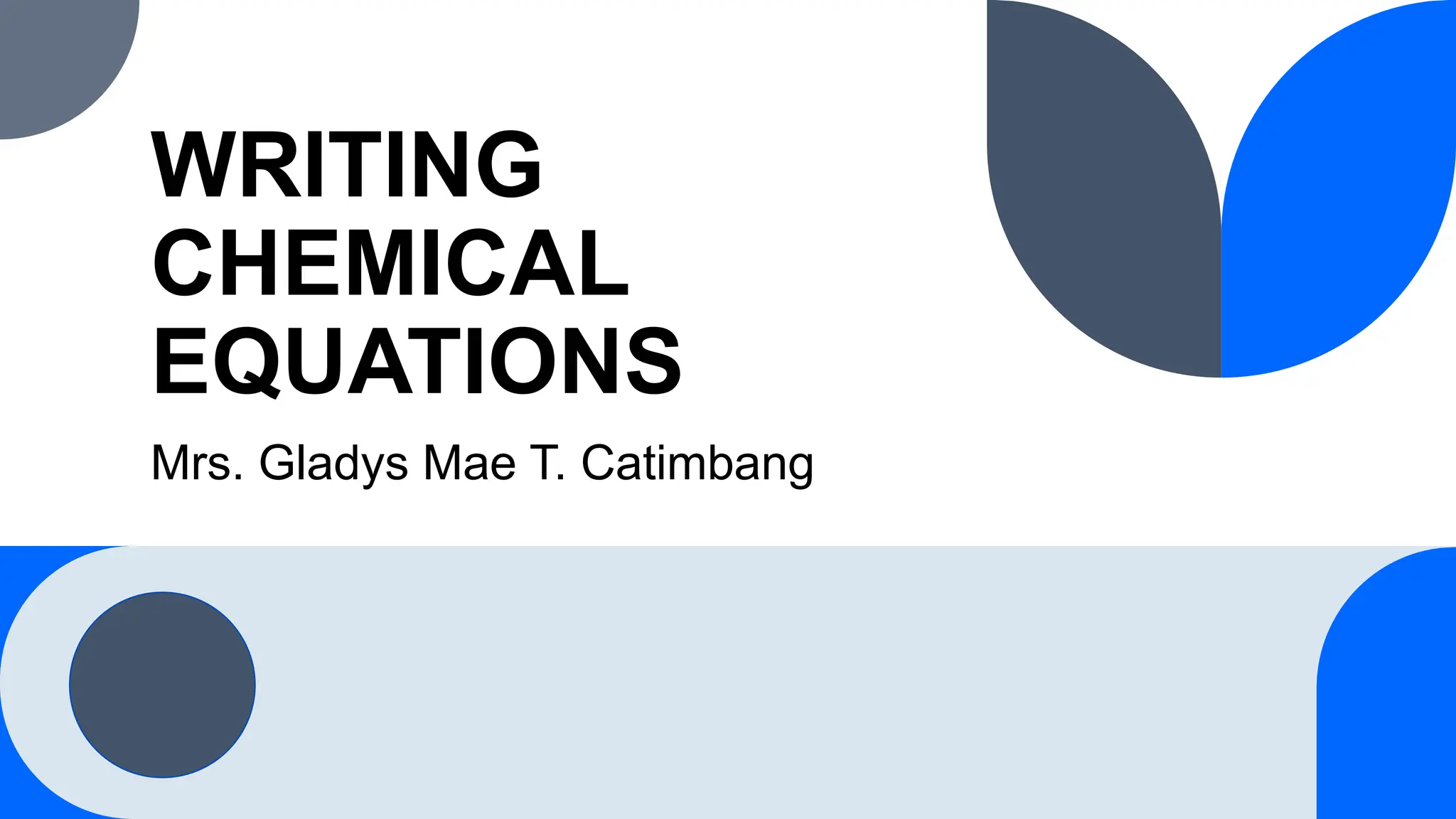 Writing Chemical Equationpptx 