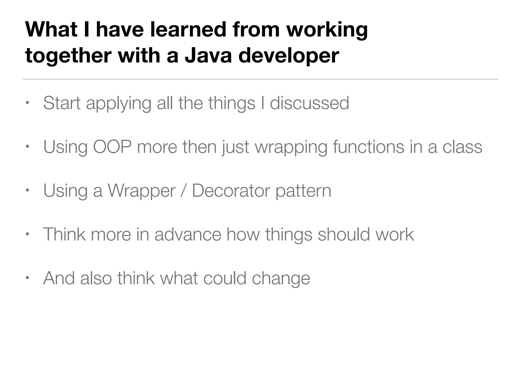 Writing clean and maintainable code | PPT