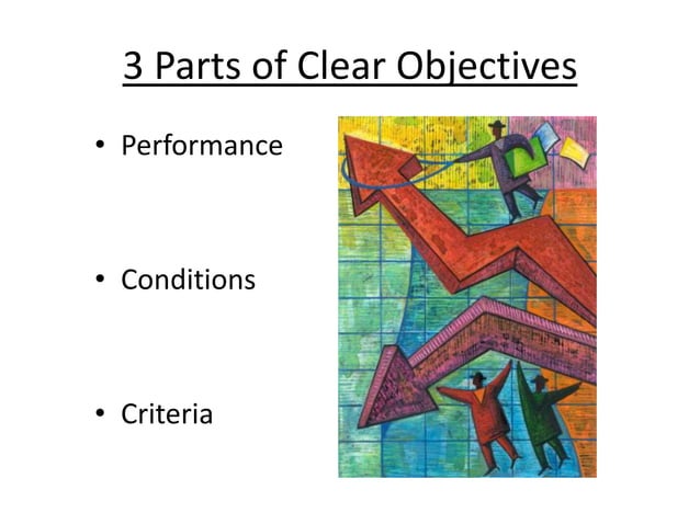 Writing clear objectives | PPTX