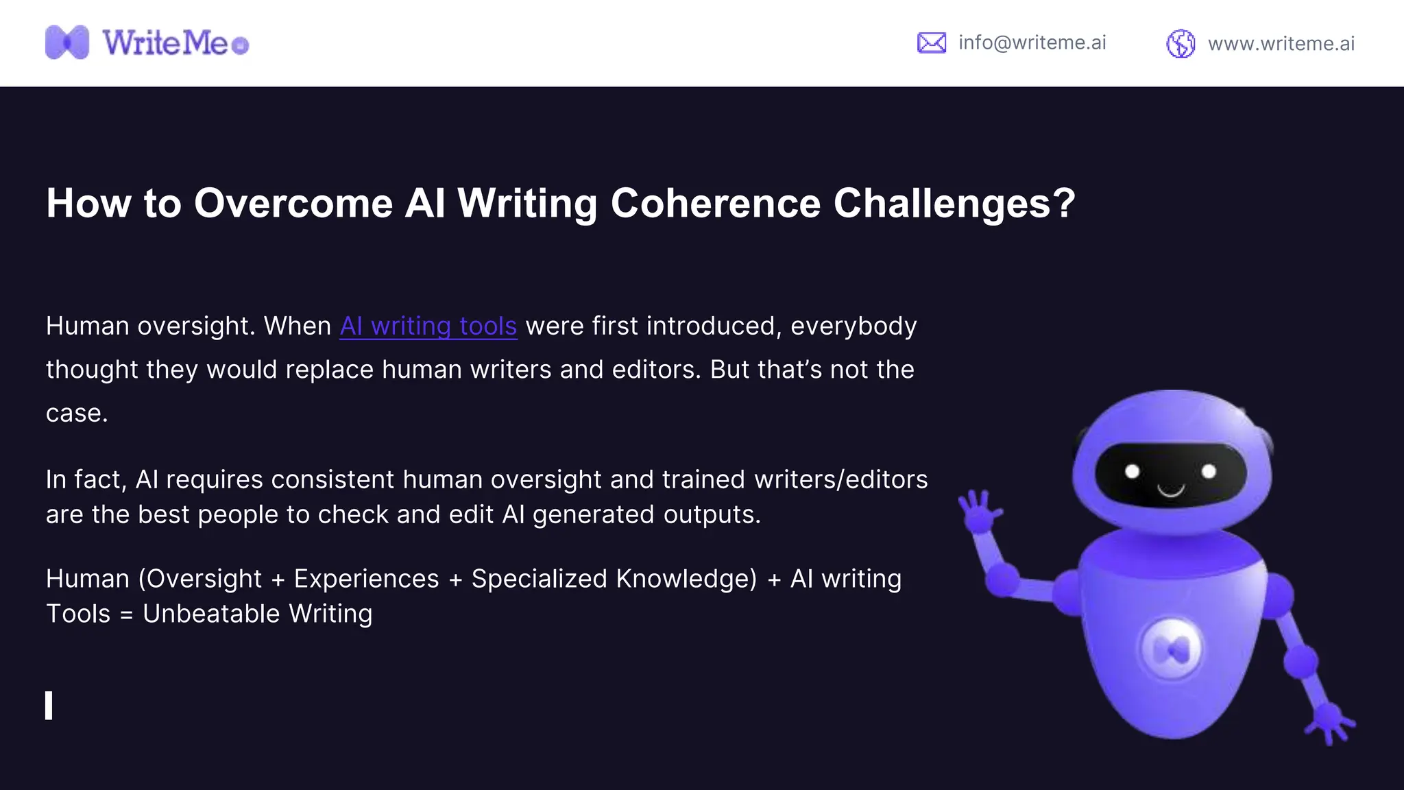 WRITING COHERENCE AND READABILITY – HOW TO HUMANIZE AI WRITING ...
