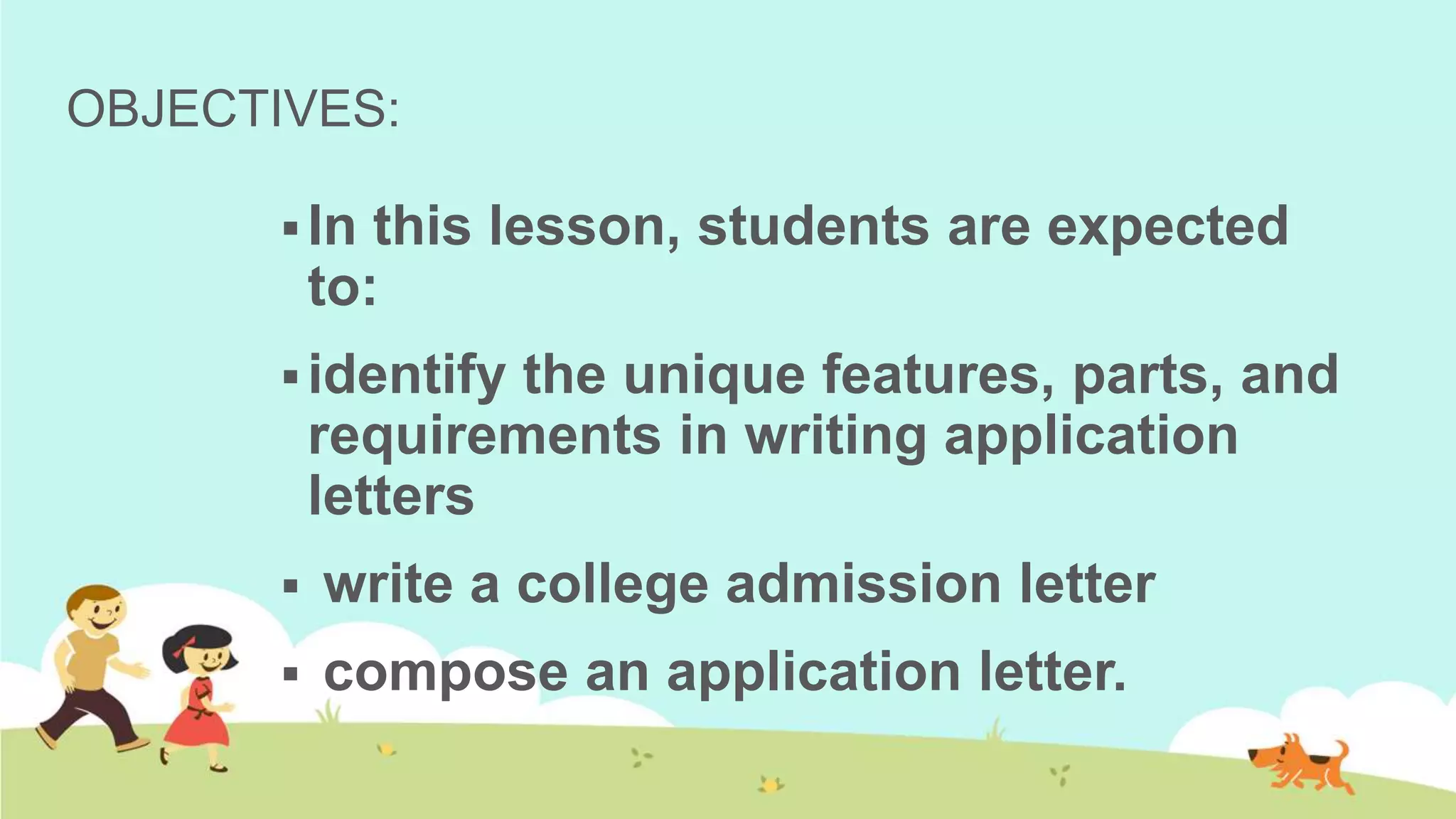 Writing College Admission & employment letter.pptx