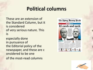 Writing columns | PPTX