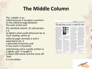 Writing columns | PPTX