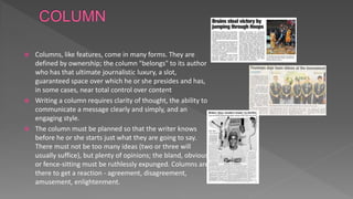 Writing columns by valeriefulgar | PPTX