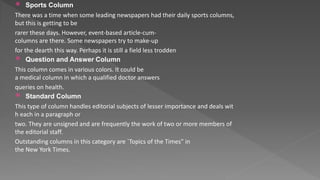 Writing columns by valeriefulgar | PPTX