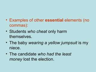 Writing commas | PPT