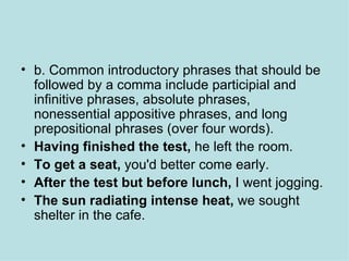 Writing commas | PPT