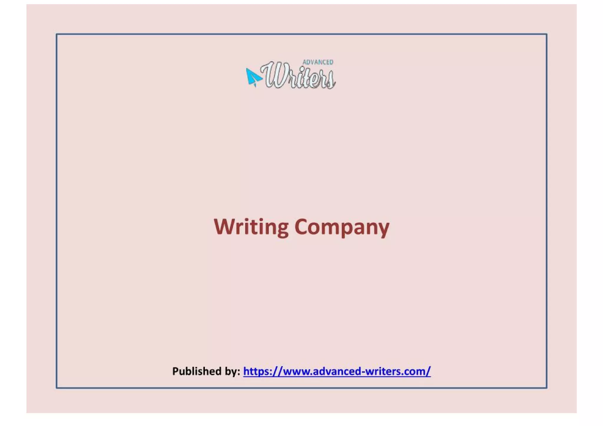 Writing Company | PDF