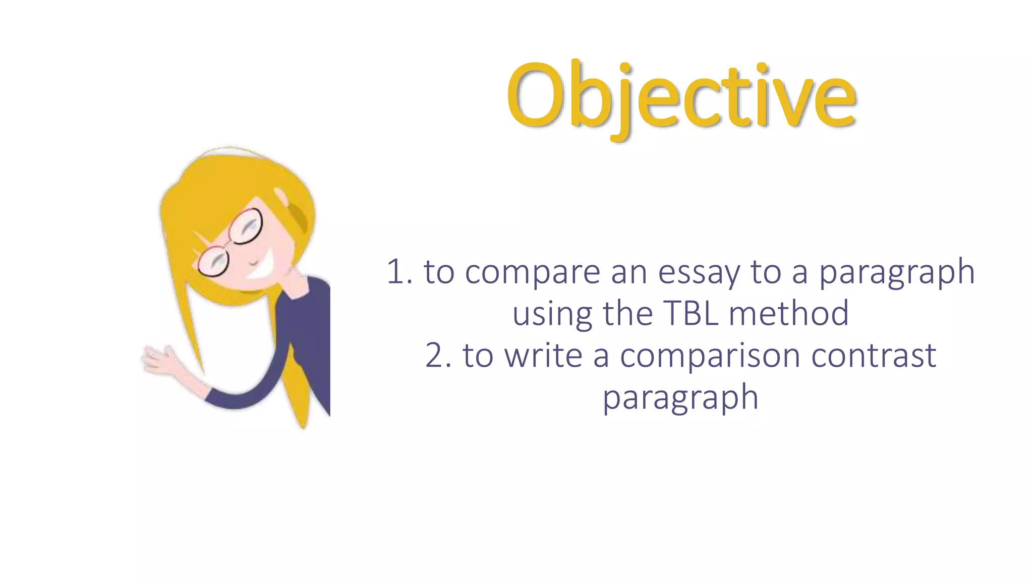 Writing comparison contrast | PPT
