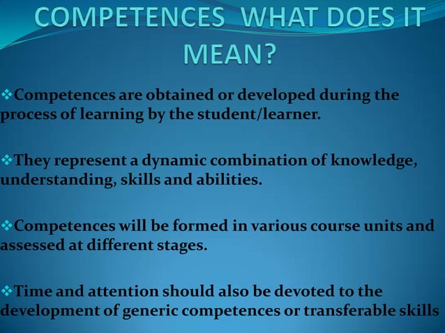 Writing competences | PPTX