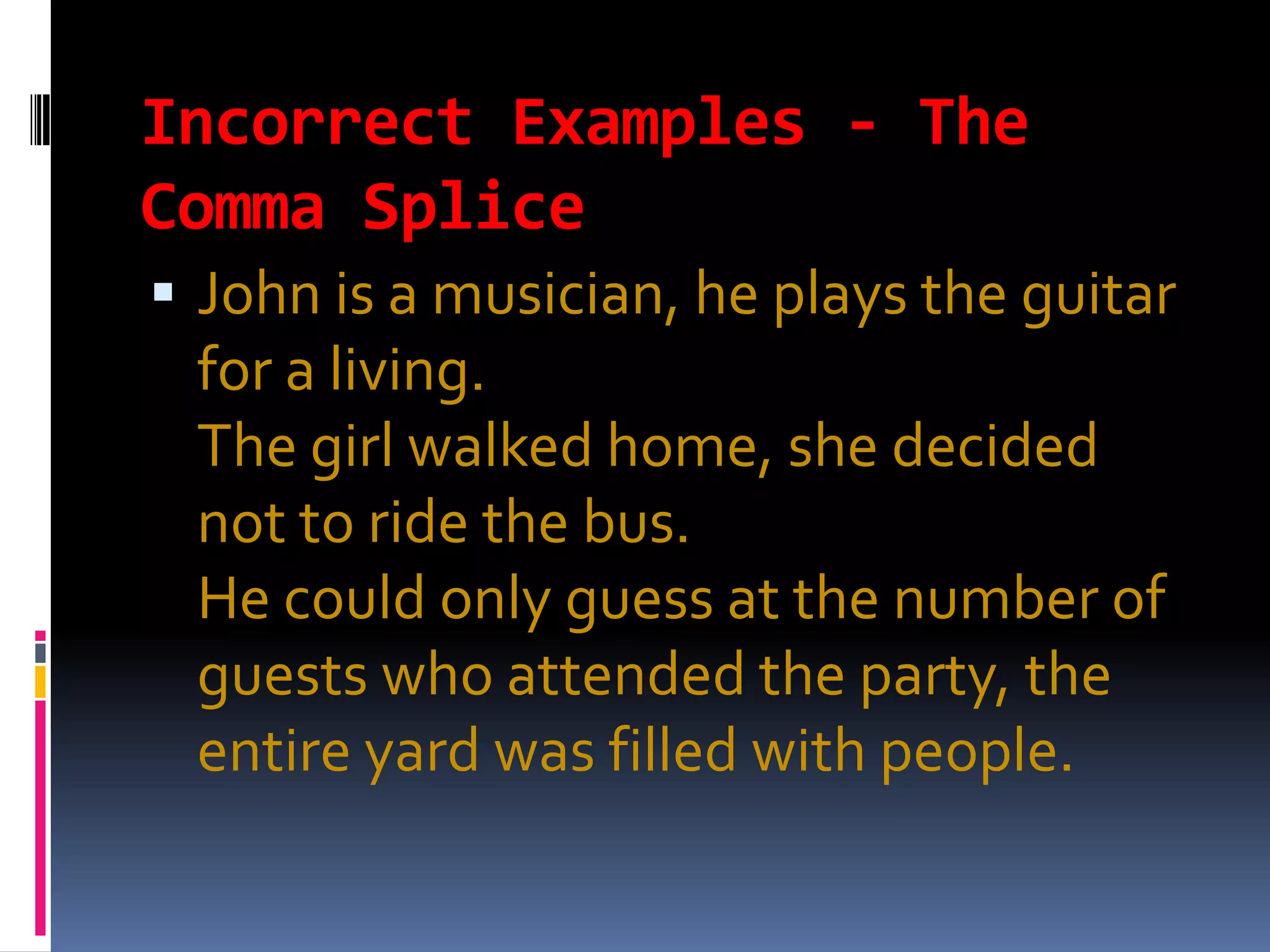 Writing complete, grammatically_correct_sentences | PPTX