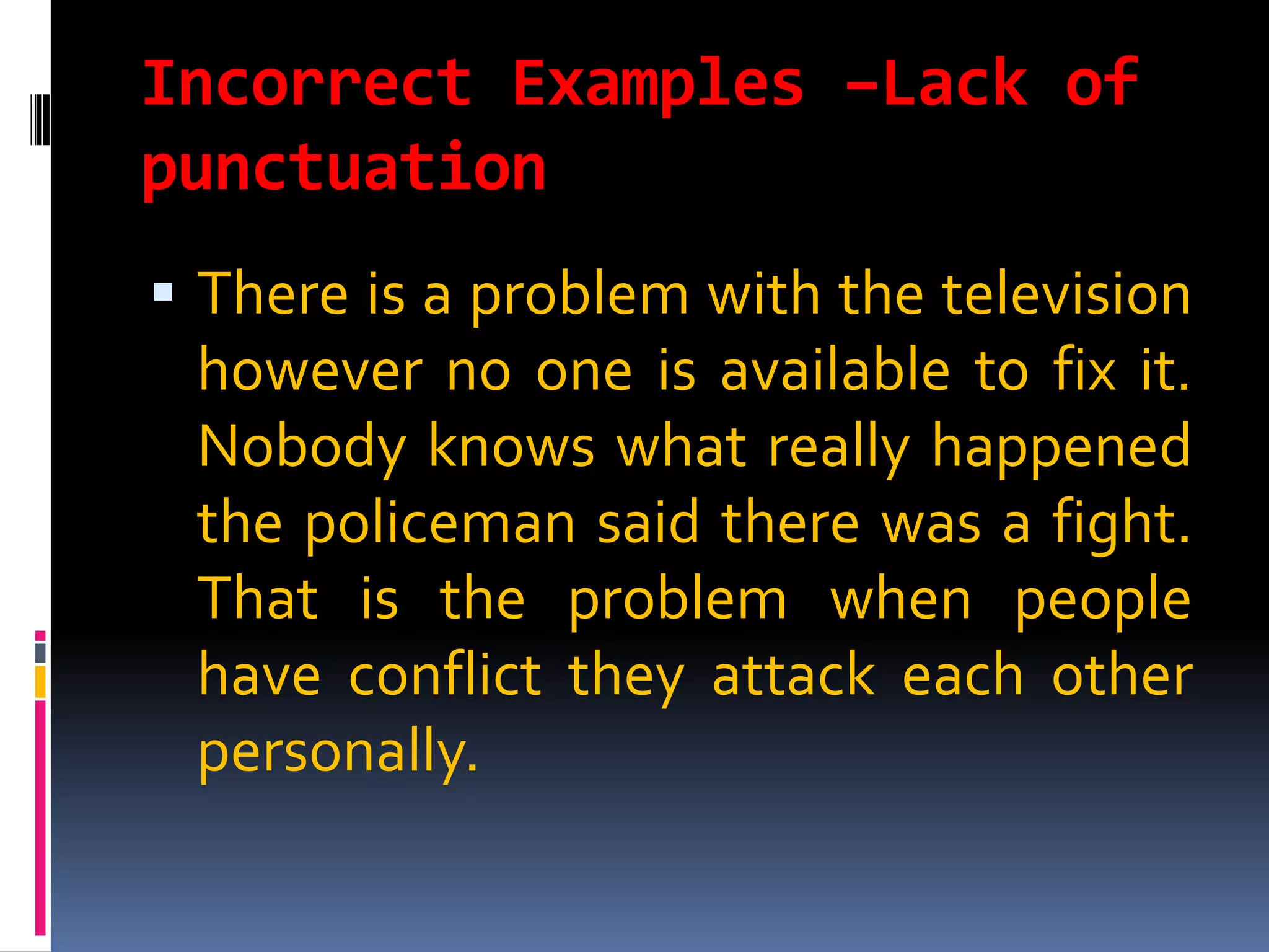 Writing complete, grammatically_correct_sentences | PPTX