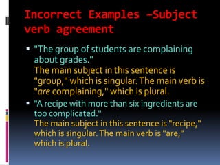 Writing complete, grammatically_correct_sentences | PPTX
