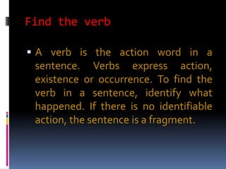 Writing complete, grammatically_correct_sentences | PPTX