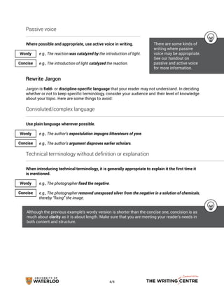 Writing concisely | PDF