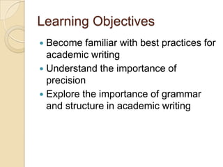 Writing Concisely | PPTX