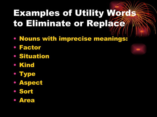 Writing Concise Sentences | PPT