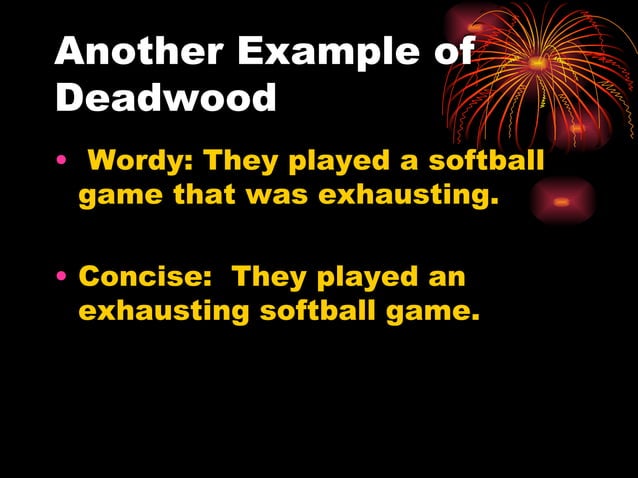 Writing Concise Sentences | PPT