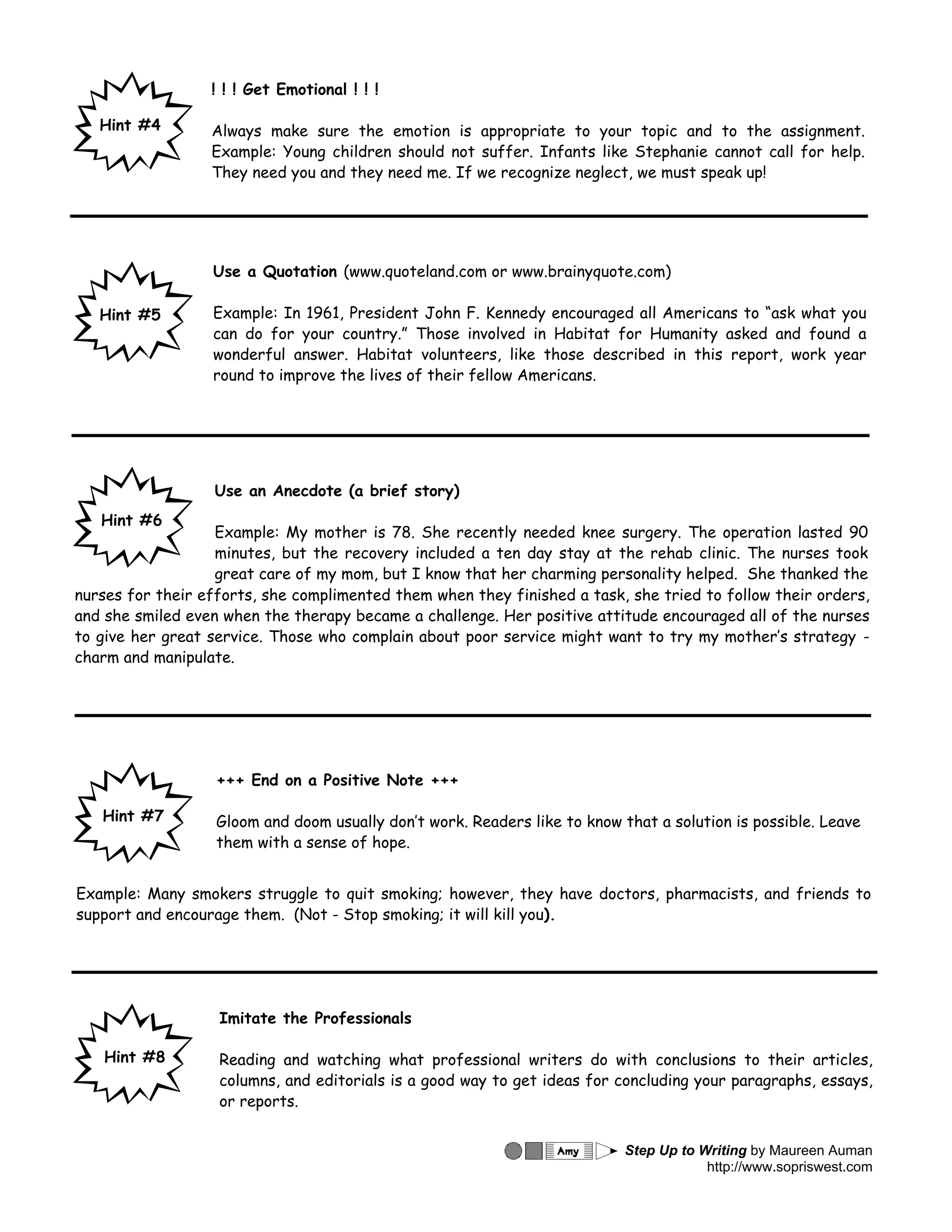 Writing conclusion | PDF
