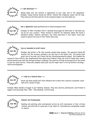 Writing conclusion | PDF