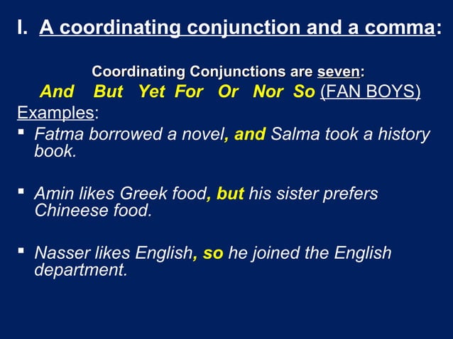 Basics of the English Sentence