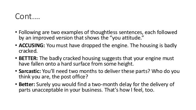 Writing correspondence