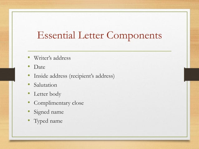 Writing correspondence | PPT | Email | Internet
