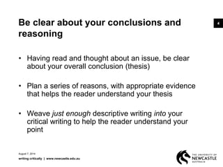 Writing critically | PDF